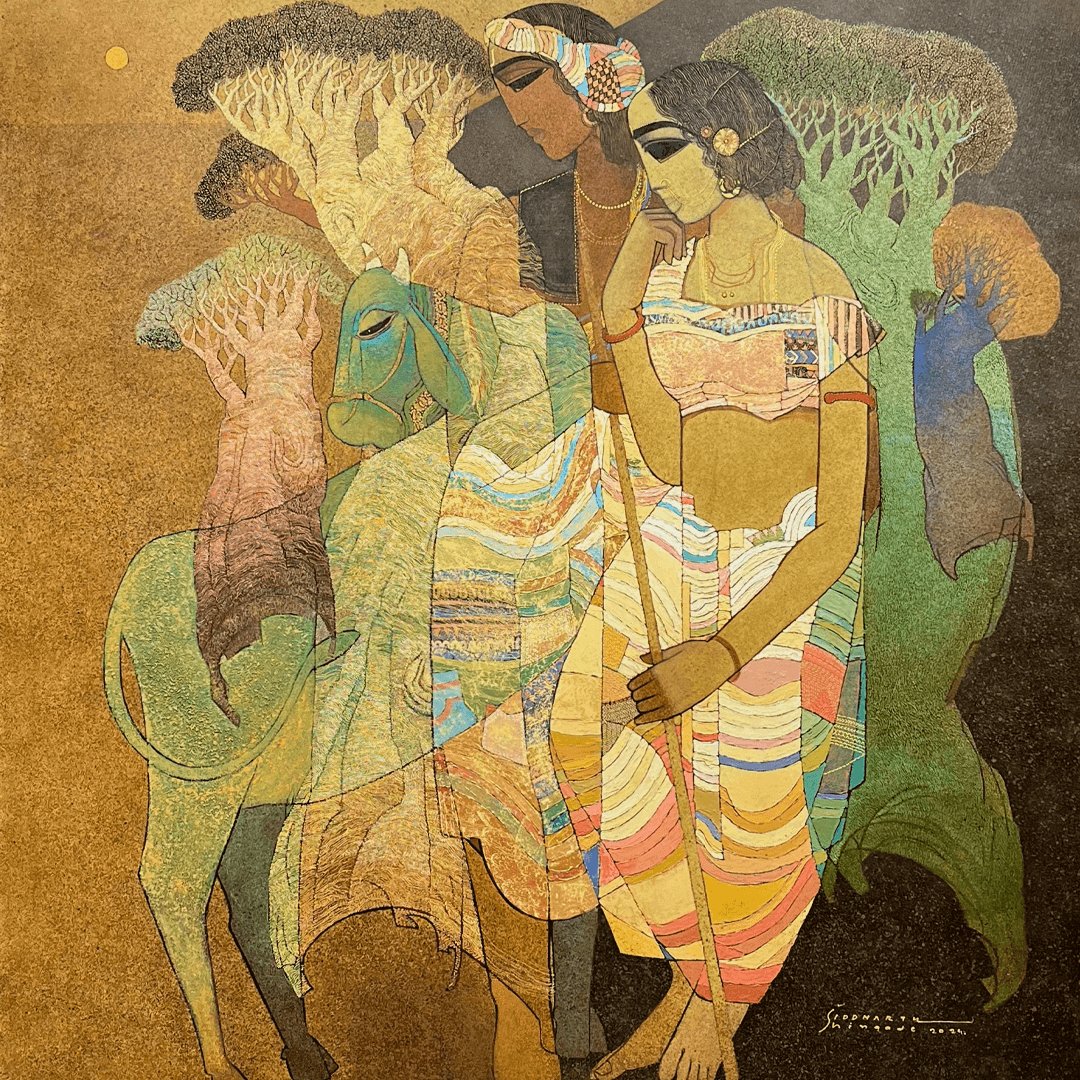 Buy paintings by Siddharth Shingade. Contemporary Indian Artist at ...