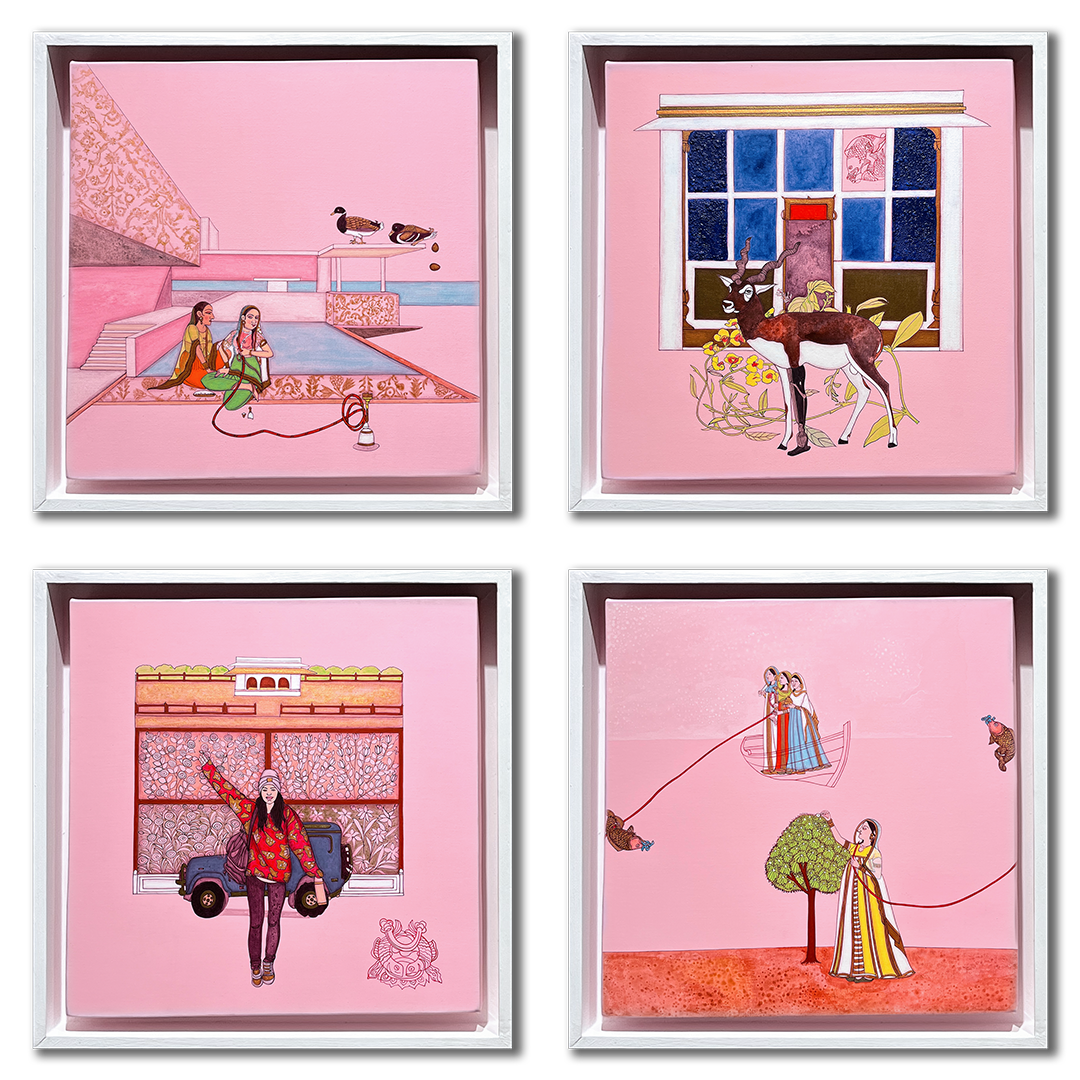 MAINAZ BANO - Hues of Inheritance - 4 (Set of Four) | Contemporary ...