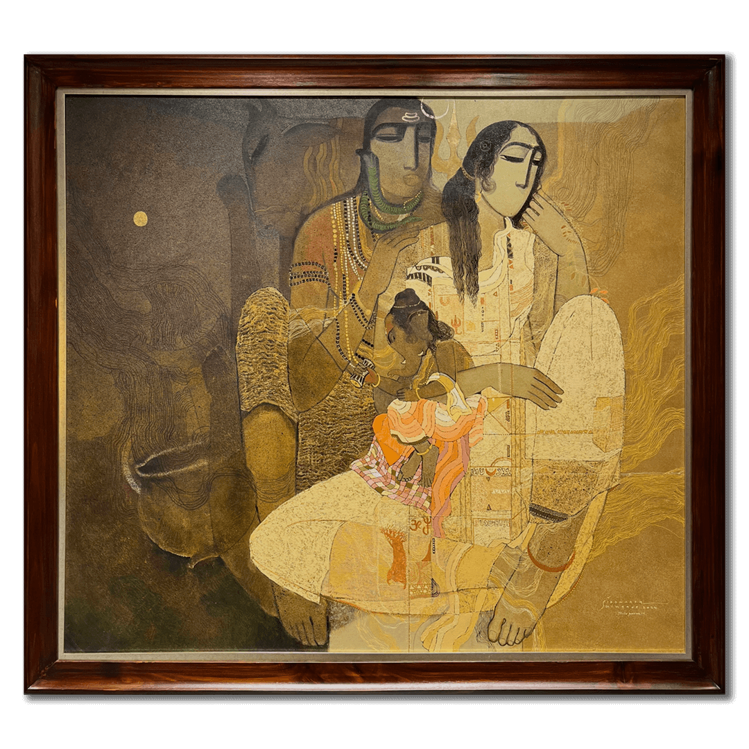 SIDDHARTH SHINGADE - Shiv Parvati | Contemporary Indian Art – KYNKYNY ...